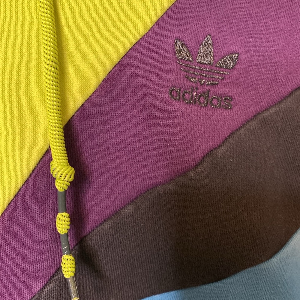 Adidas Multi-Colored Full-Zip Hoodie - Gem